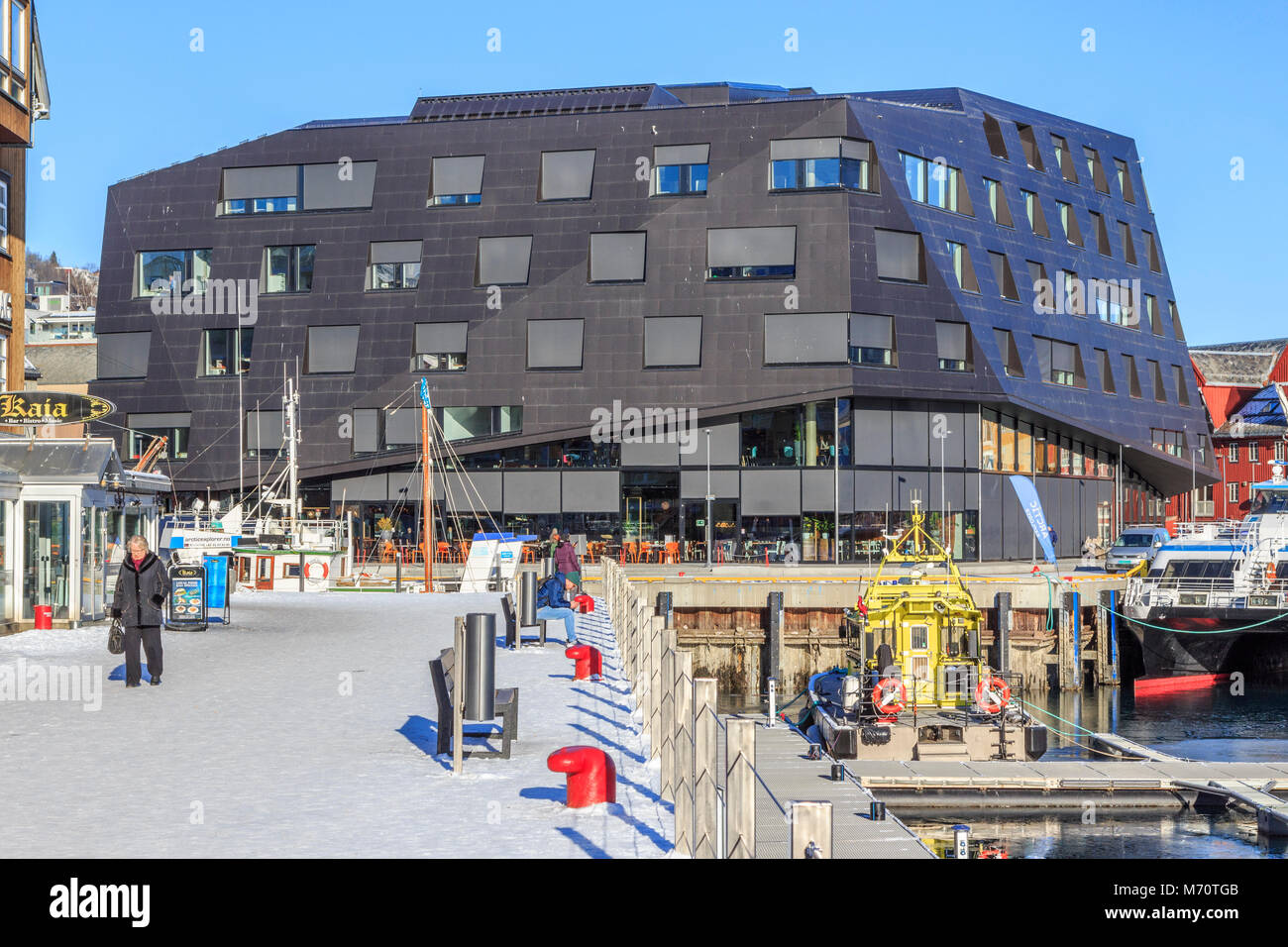 Landscape images ,Arctic Circle Troms Tromso city centre norway 2018 ...