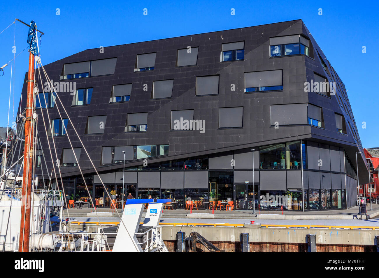 Landscape images ,Arctic Circle Troms Tromso city centre norway 2018 ...