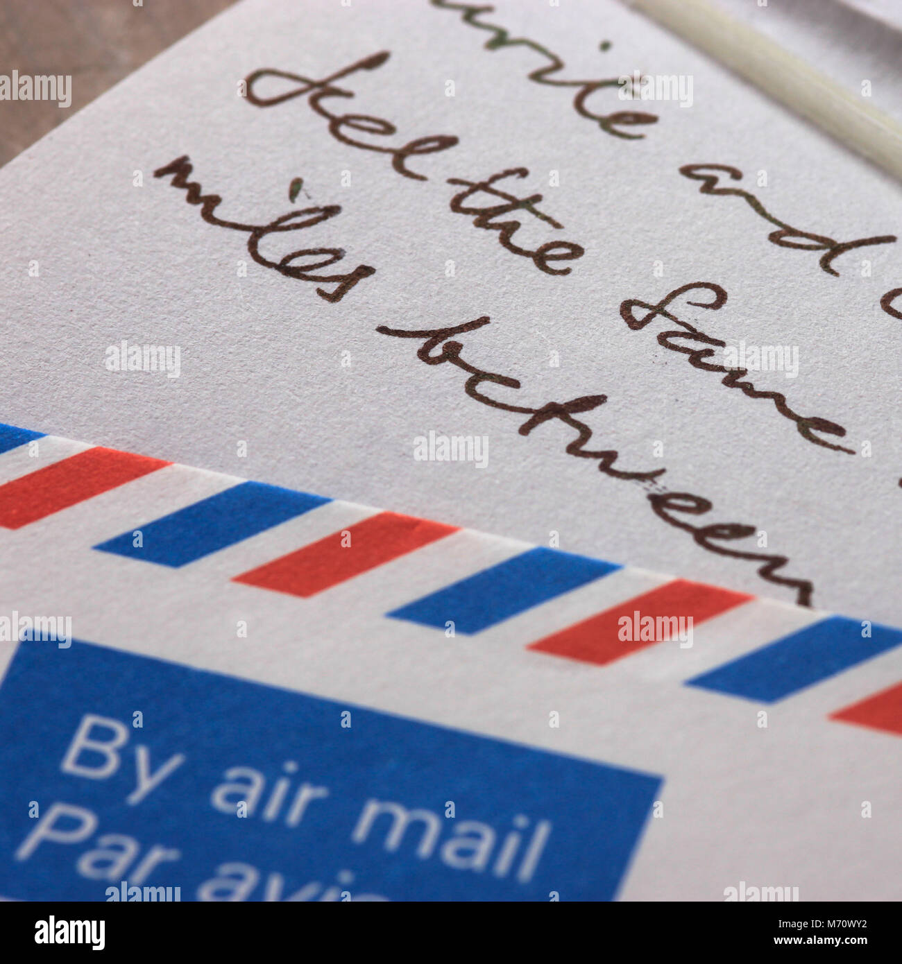 Hand written letter hi-res stock photography and images - Alamy