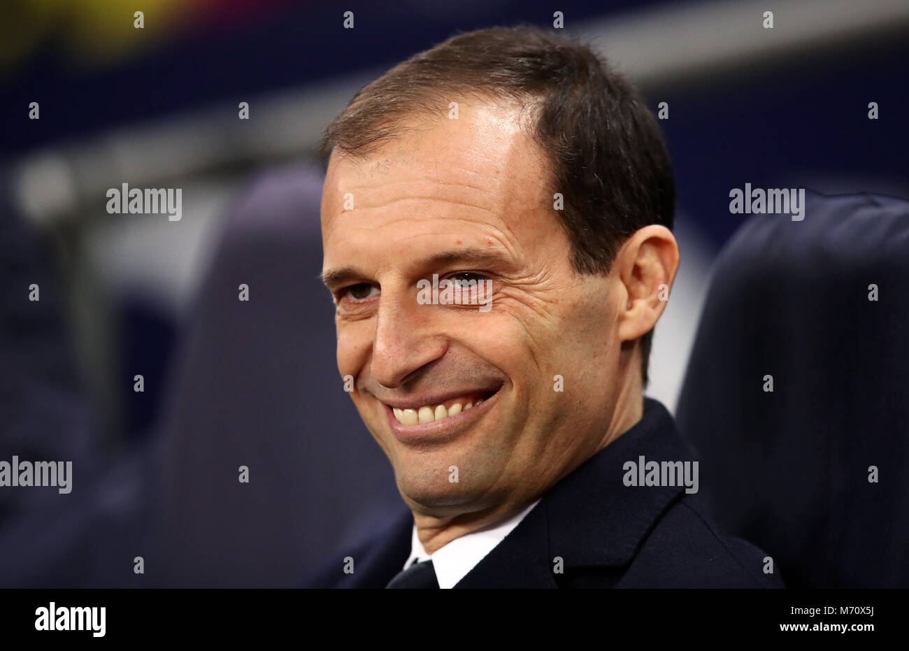 Juventus manager Massimiliano Allegri before the UEFA Champions League ...