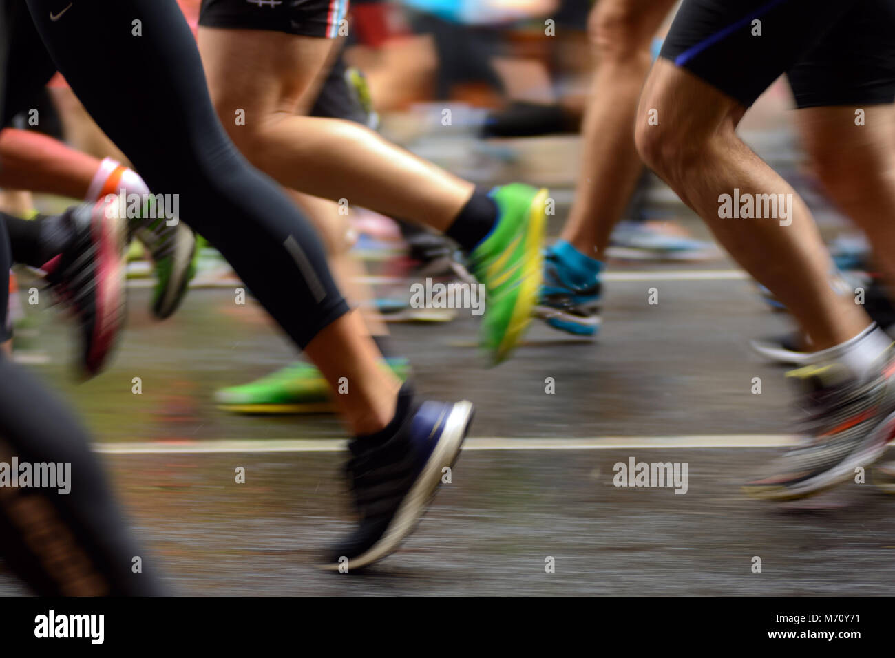 Marathon Runners Legs Give Out