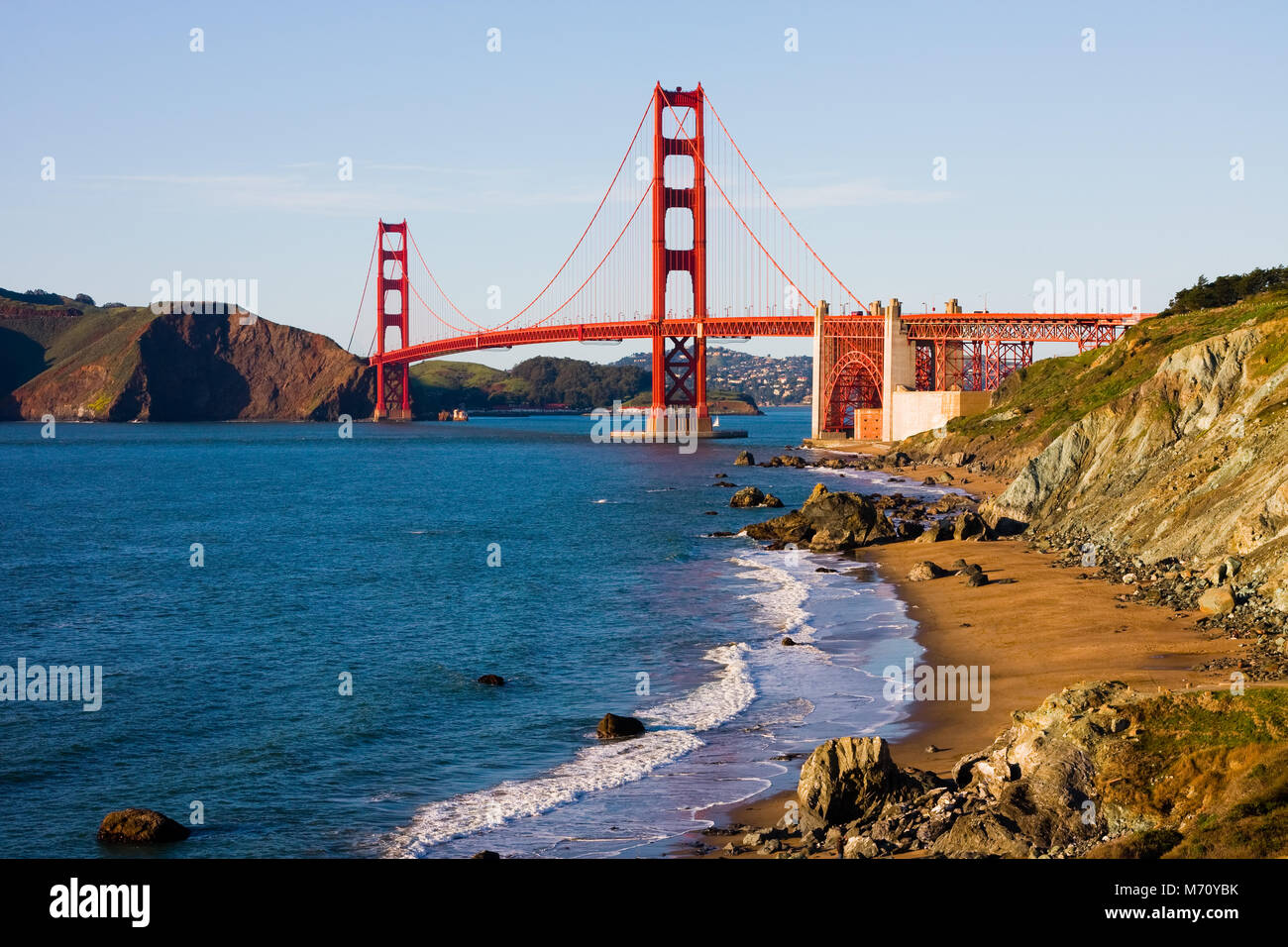 Golden gate bridge on sky hi-res stock photography and images - Alamy
