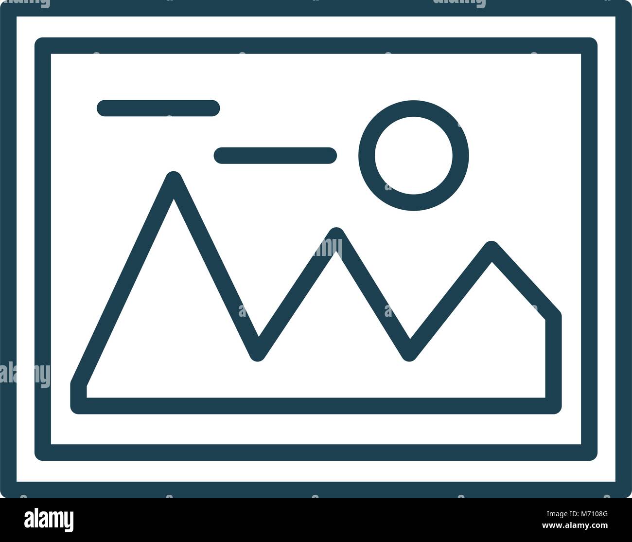 picture file isolated icon vector illustration design Stock Vector ...