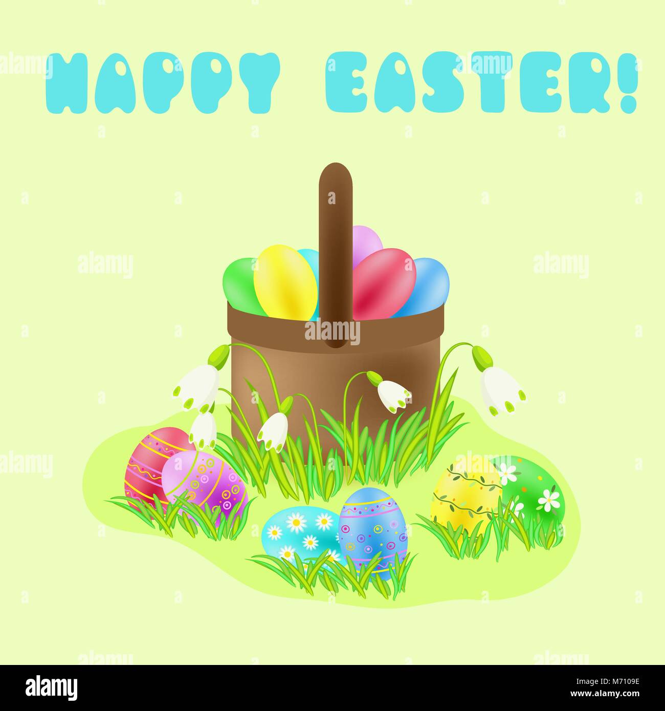 Children easter egg Stock Vector Images - Alamy