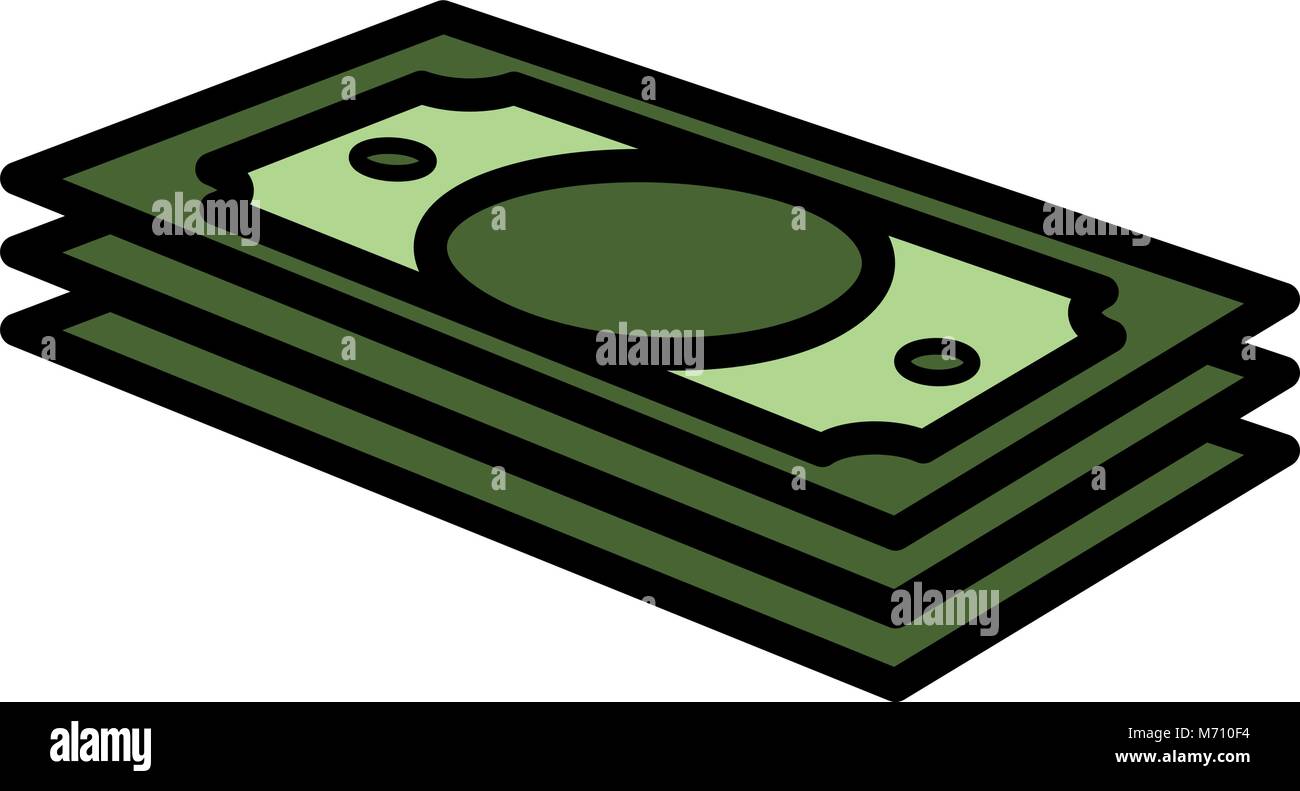 bills dollars money icon vector illustration design Stock Vector Image ...