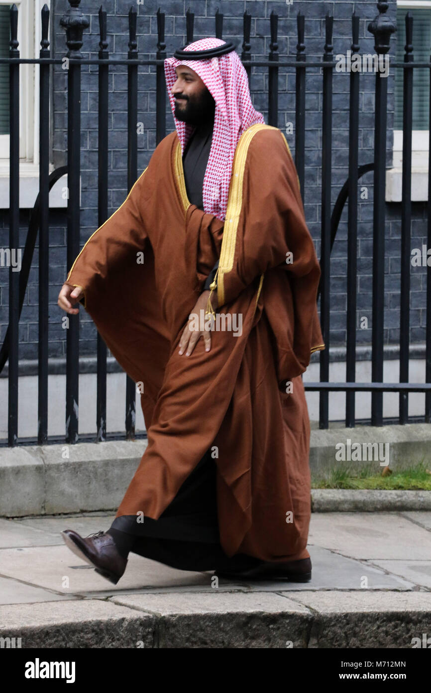 London, UK. British Prime Minister Theresa May Welcomes Saudi Crown ...