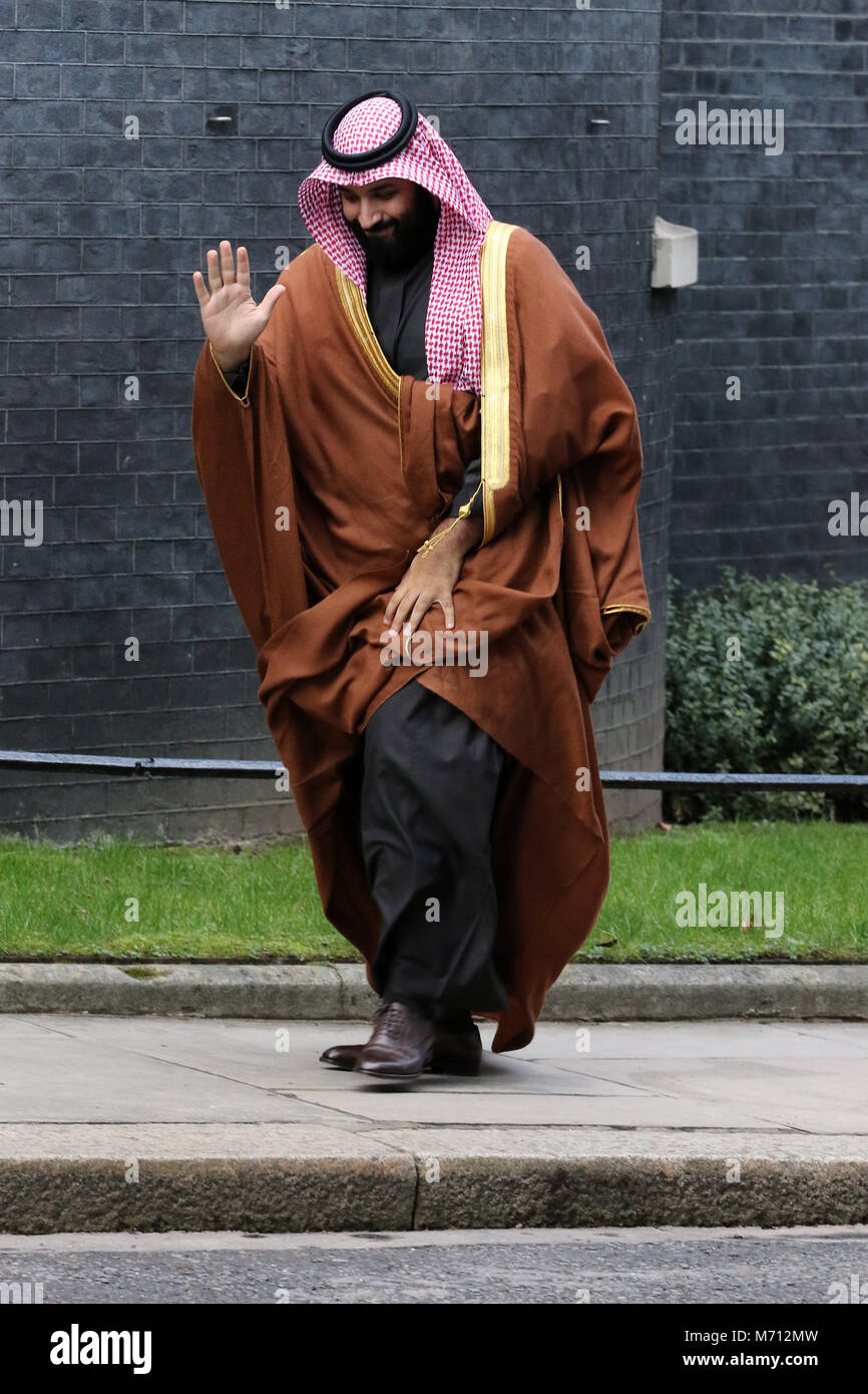 London, UK. British Prime Minister Theresa May Welcomes Saudi Crown ...