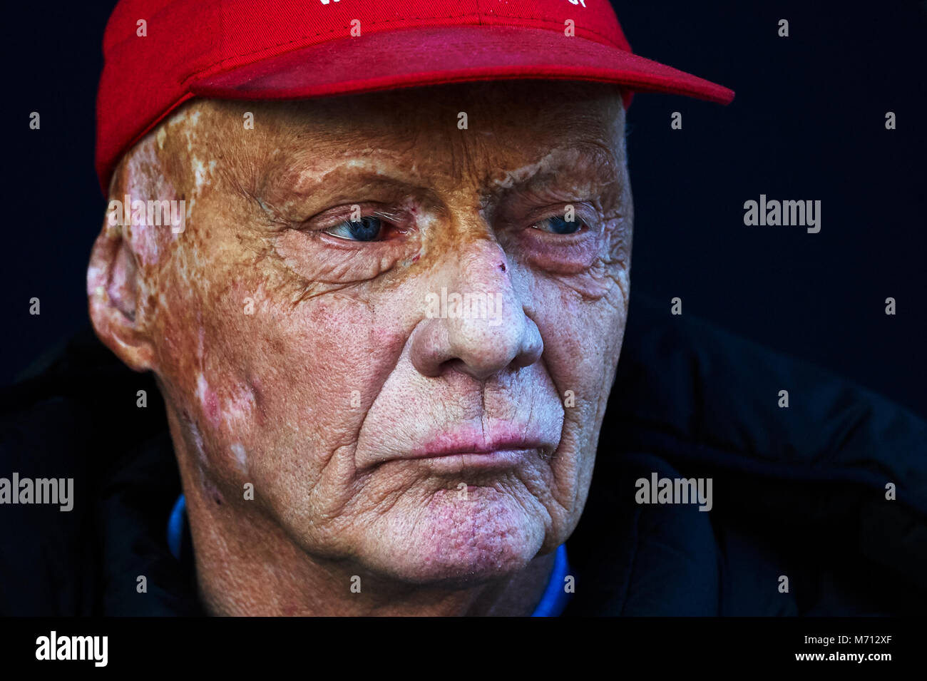 Barcelona, Spain. 7 March, 2018. The Non-Executive Chairman of Mercedes ...
