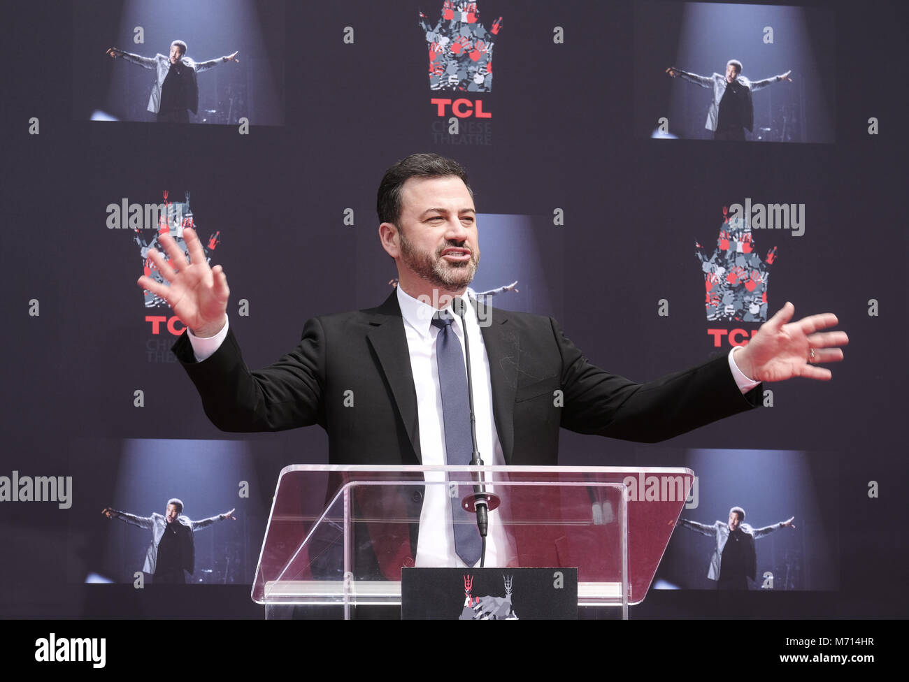 Los Angeles, California, USA. 7th Mar, 2018. Jimmy Kimmel attends ...
