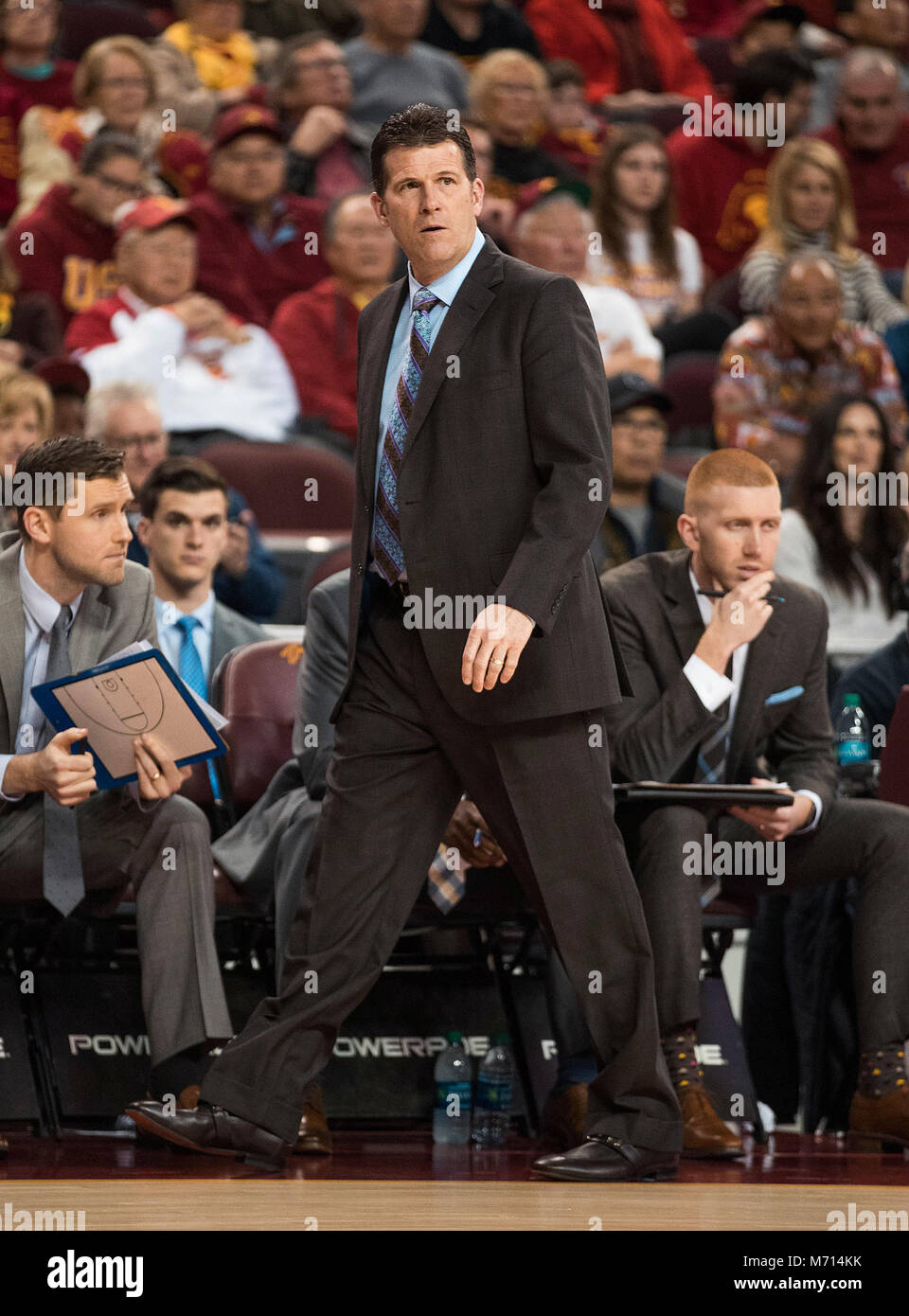 Los Angeles, CA, USA. 03rd Mar, 2018. UCLA head coach Steve Alford ...