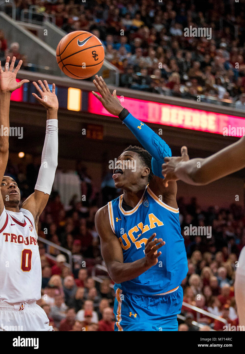 Los Angeles, CA, USA. 03rd Mar, 2018. UCLA guard (3) Aaron Holiday ...