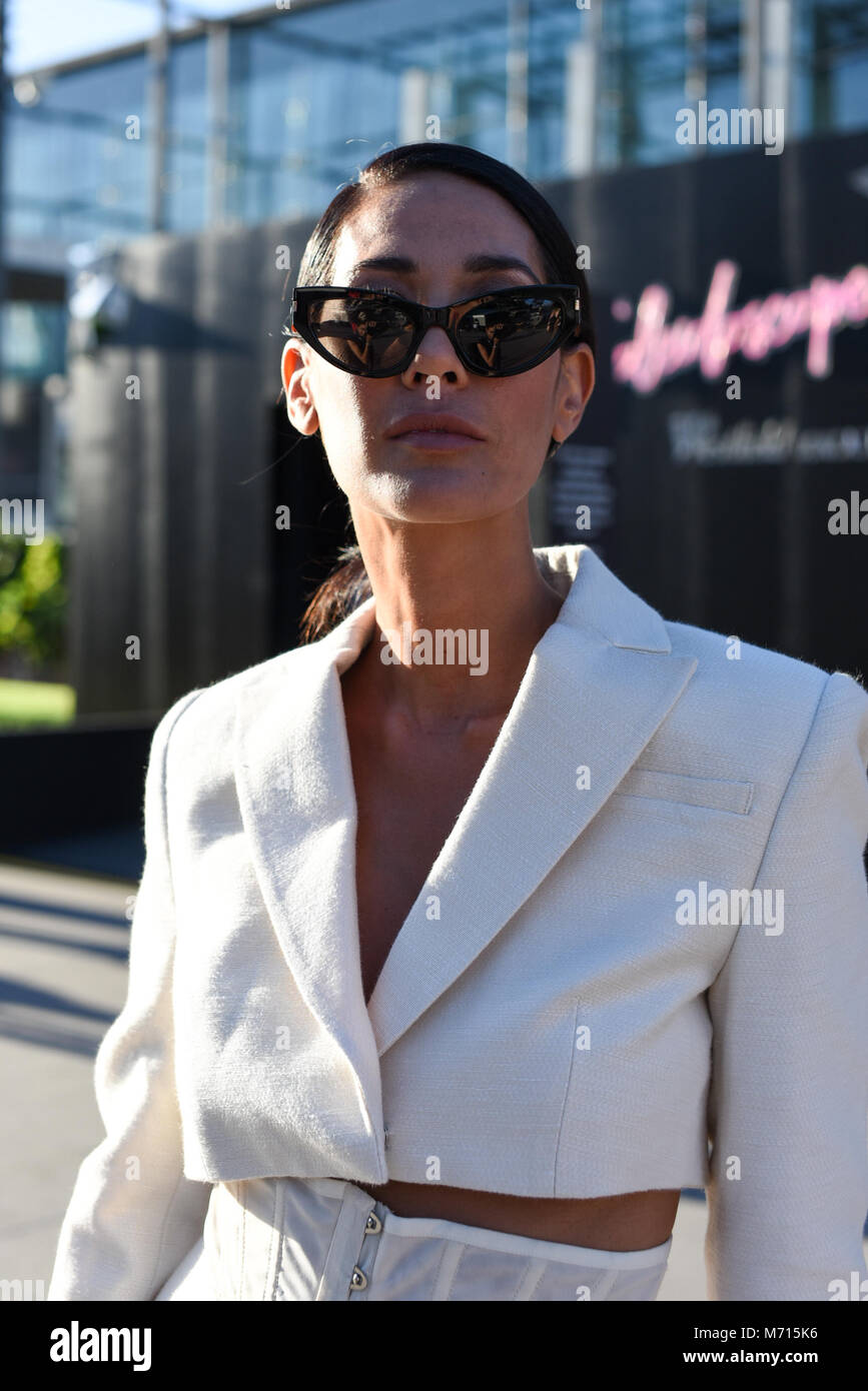 Designer Lindy Klim of Rama Voyage arrives for the Virgin Atlantic ...