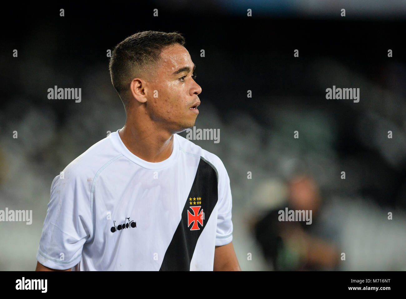 Rio De Janeiro, Brazil. 07th Mar, 2018. Yago Pikachu during Vasco x ...