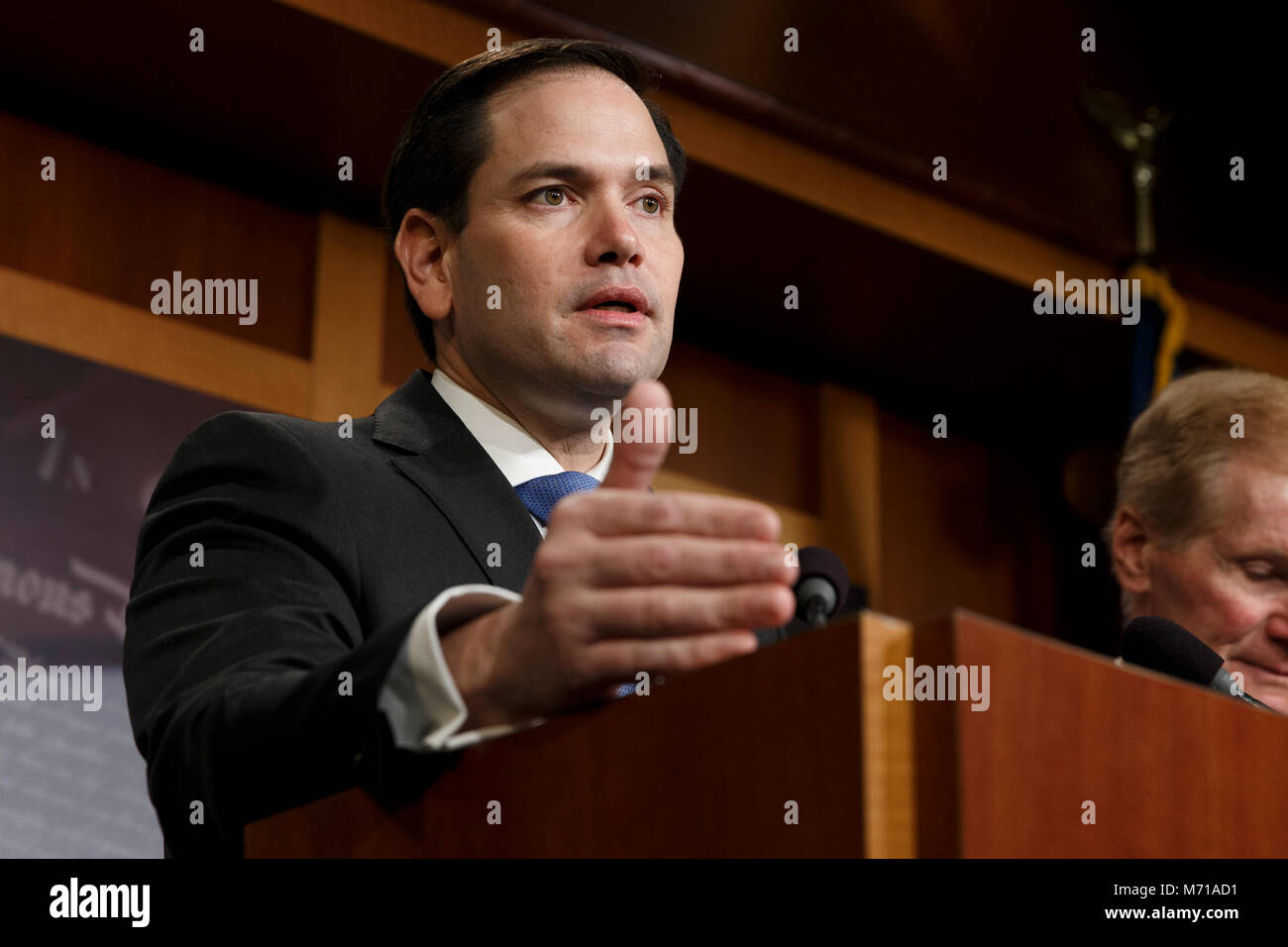 United States Senator Marco Rubio, Republican of Florida, speaks during ...