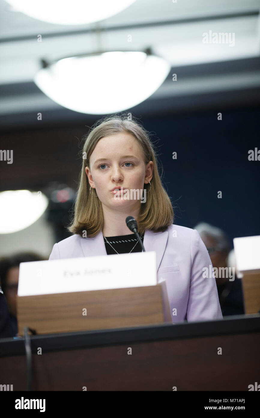 High school student and gun violence prevention activist, Eva Jones ...