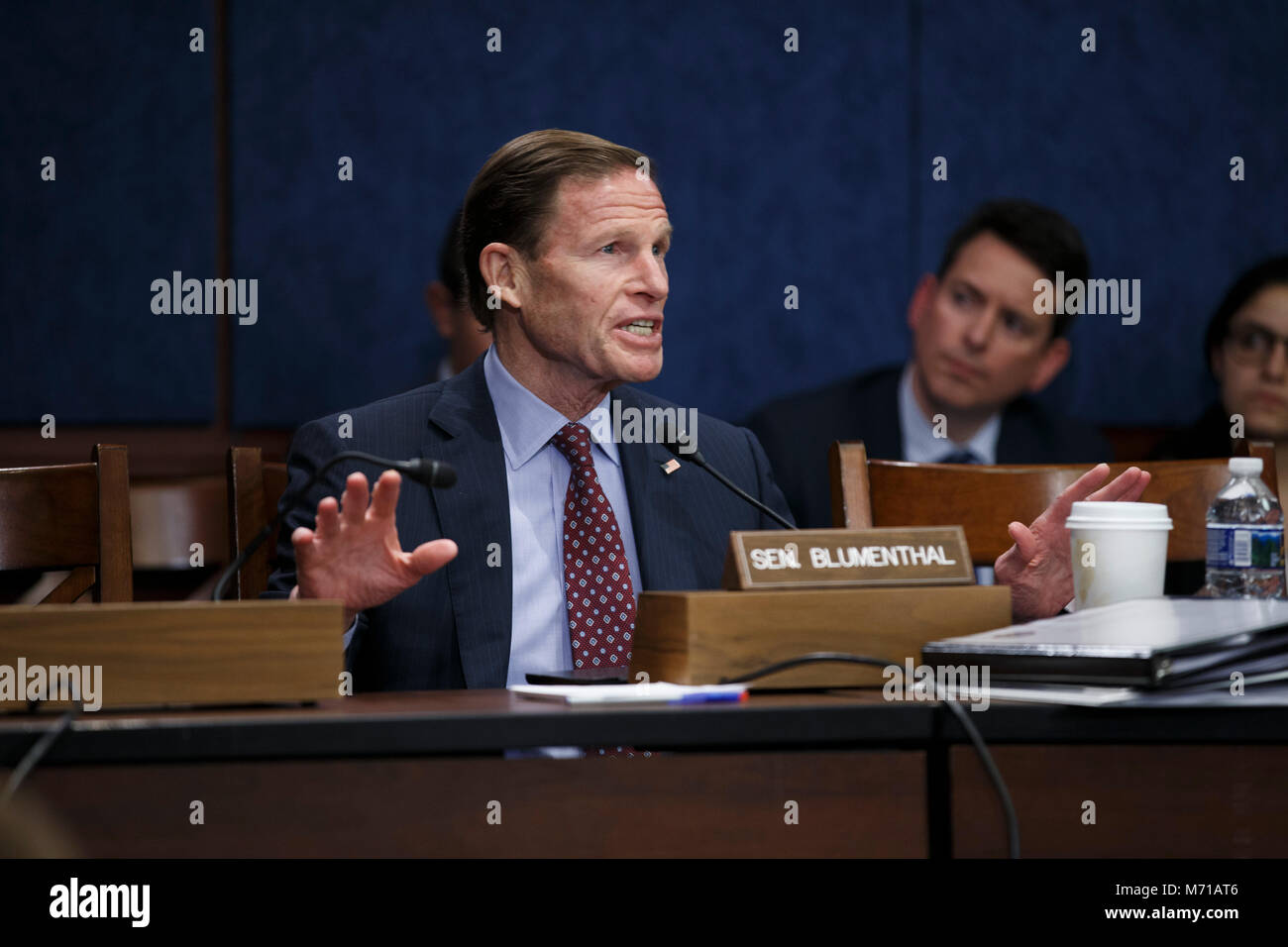 United States Senator Richard Blumenthal, Democrat of Connecticut ...