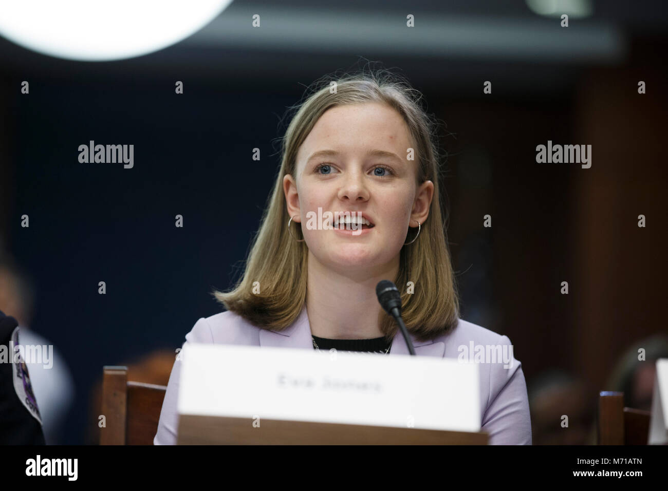 High school student and gun violence prevention activist, Eva Jones ...