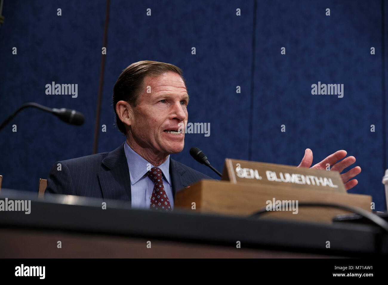 United States Senator Richard Blumenthal, Democrat of Connecticut ...