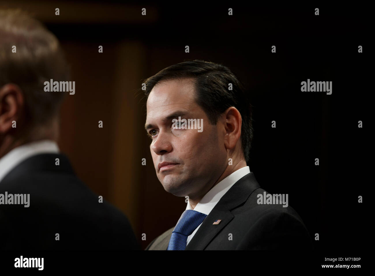 United States Senator Marco Rubio, Republican of Florida, during a ...