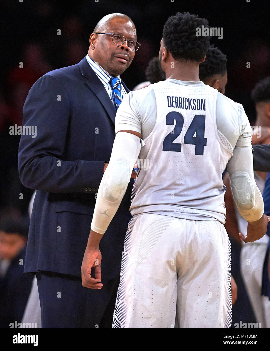 Piscataway, New Jersey, USA. 7th Mar, 2018. Georgetown Hoyas head coach ...