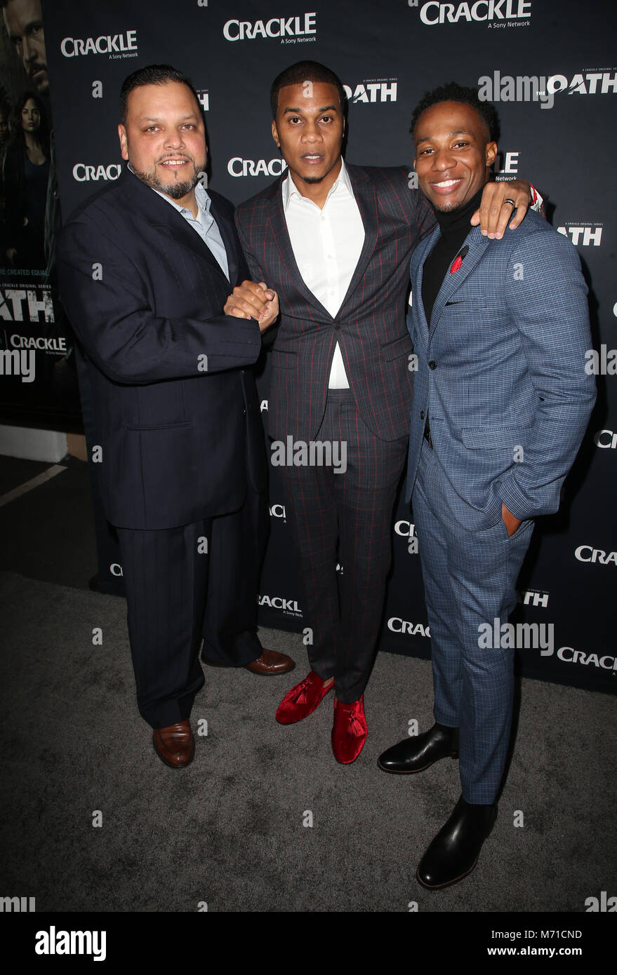 Culver City, Ca. 7th Mar, 2018. Arlen Escarpeta, Cory Hardrict, Guest ...