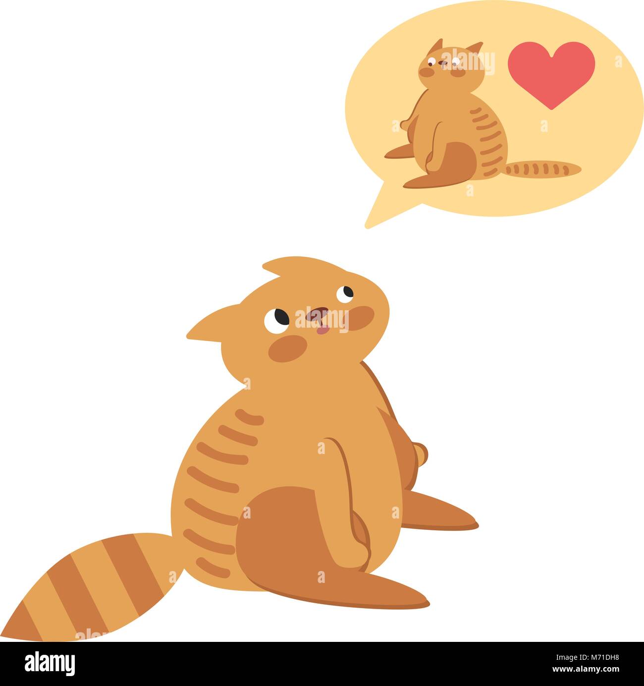 Love couple thinking Stock Vector Images - Alamy