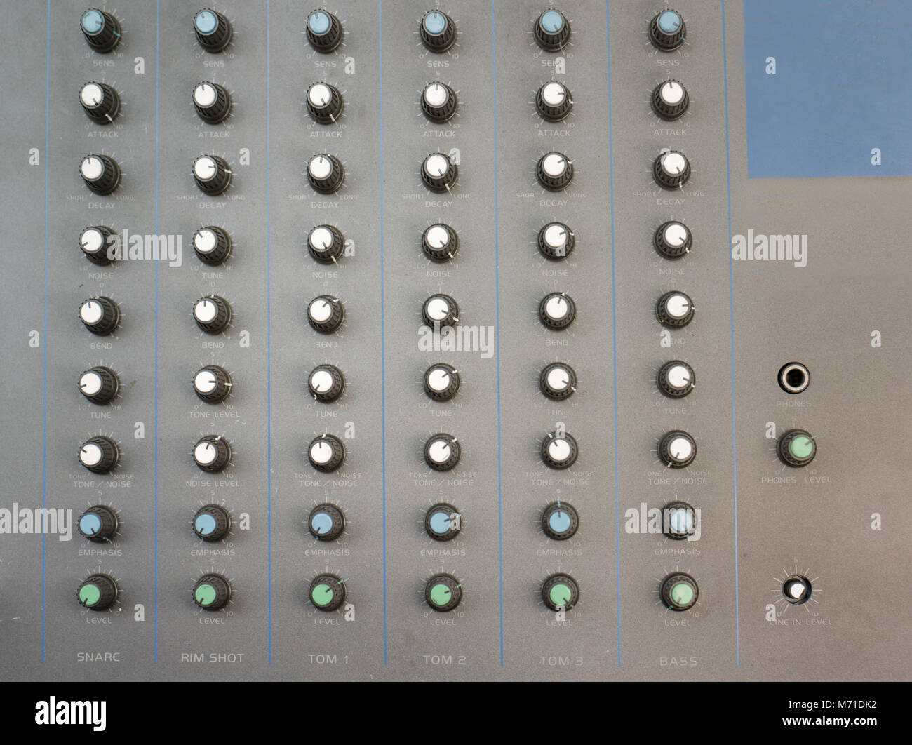 Retro electronic control knobs hi-res stock photography and images - Alamy