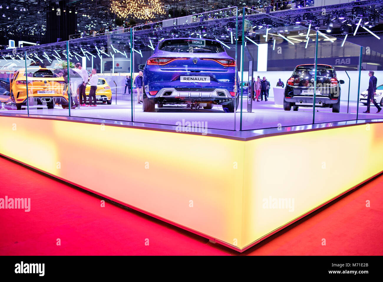 Renault stand, exhibition Stock Photo - Alamy