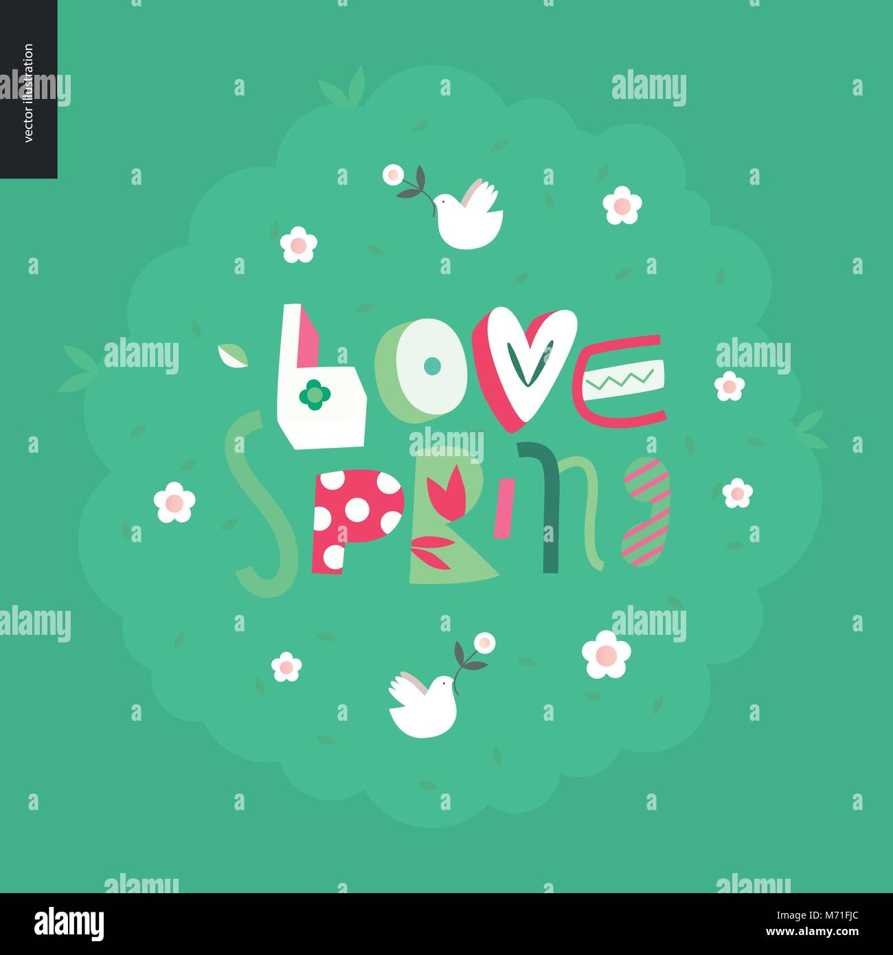 Spring fun Stock Vector Images - Alamy