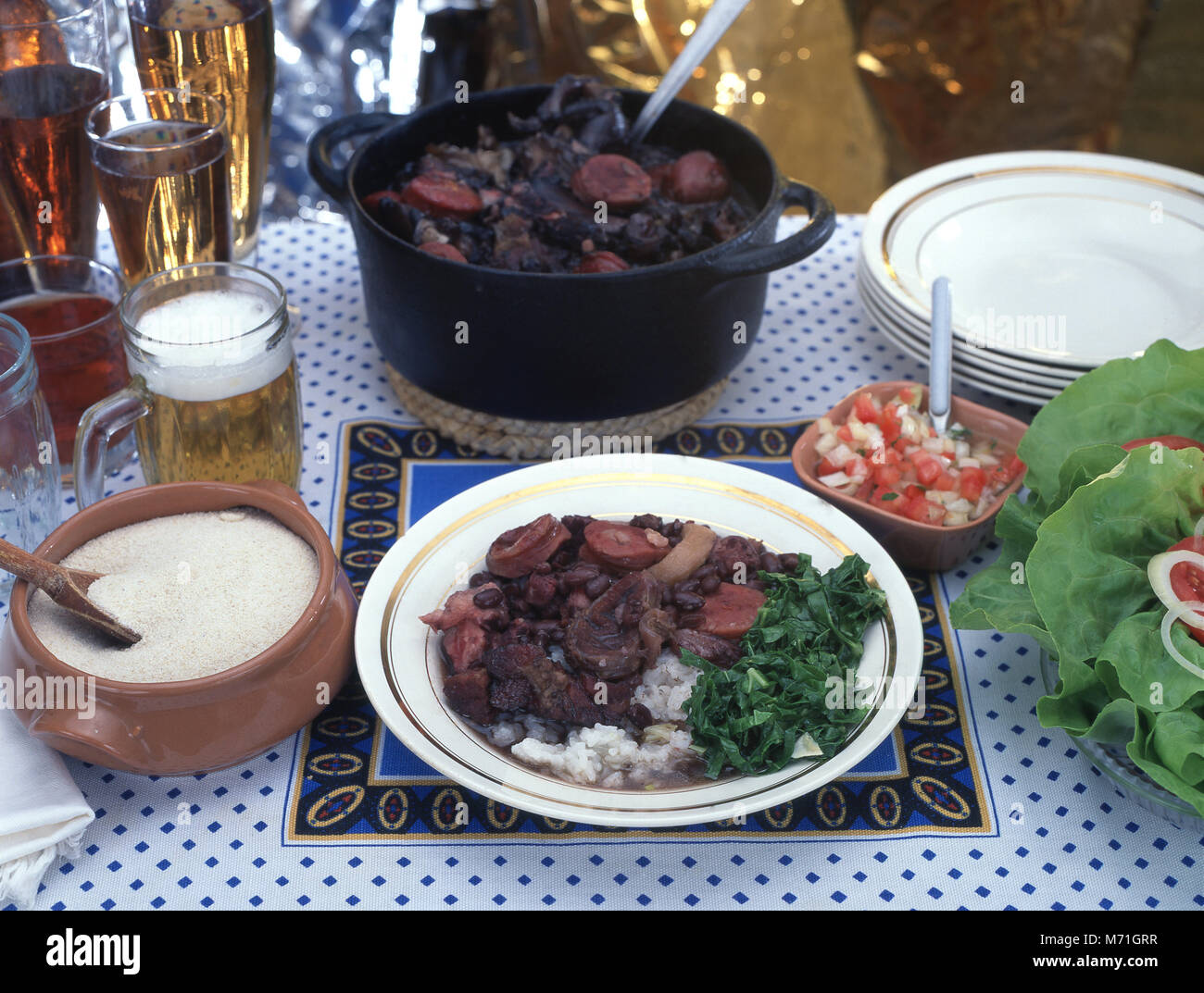 Dish, food, feijoada Stock Photo - Alamy