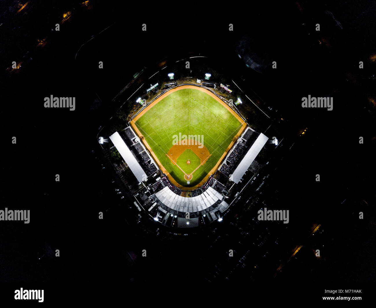 Baseball Stadium Top View Stock Photo - Alamy