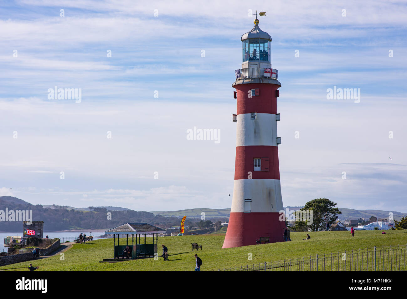 Plymouth lighthouse hi-res stock photography and images - Alamy