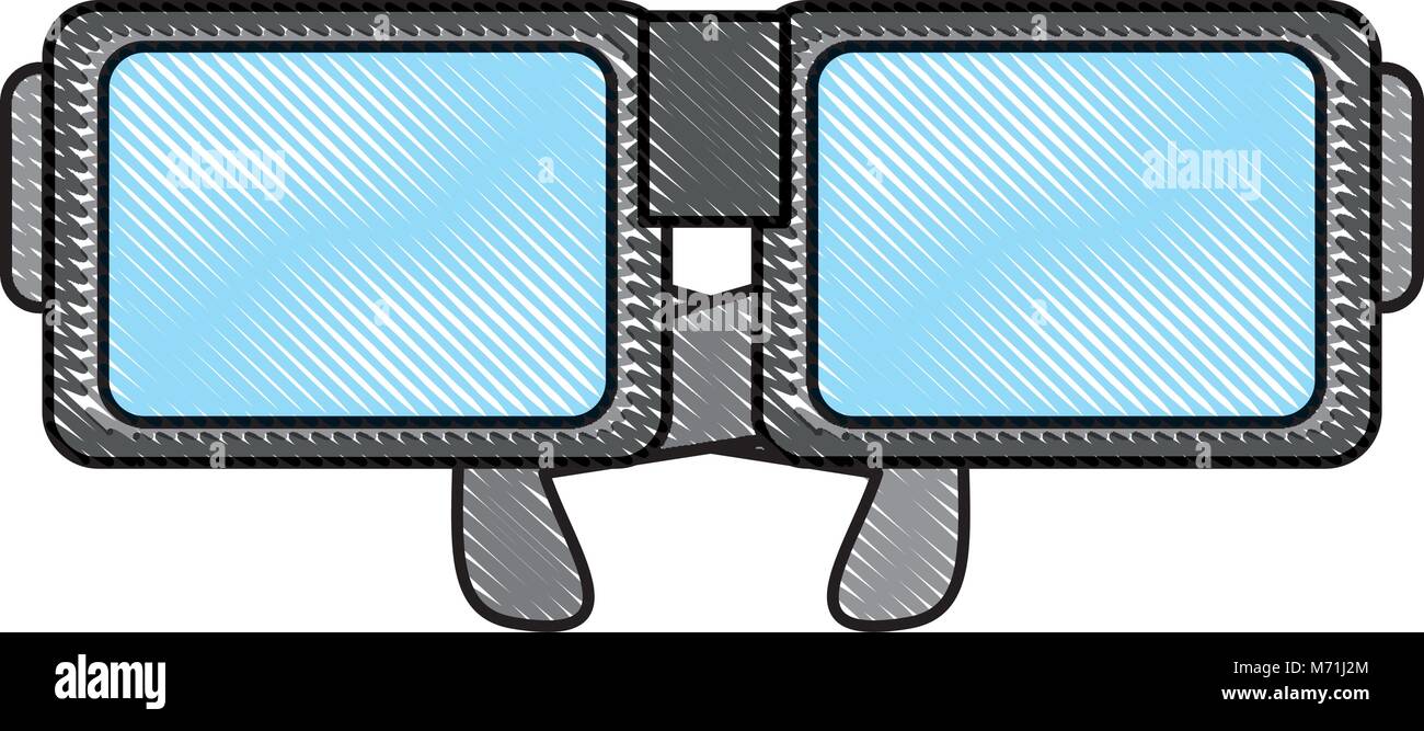 Nerd glasses icon over white background, colorful design. vector ...