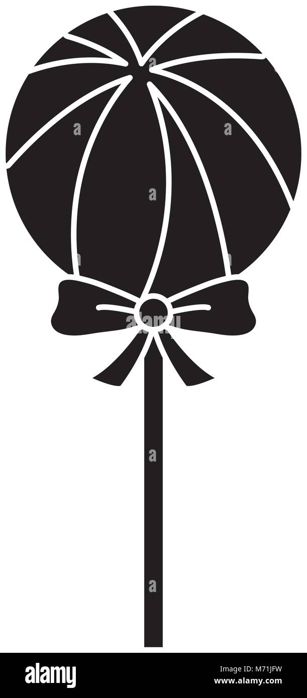 candy lollipop icon over white background, vector illustration Stock ...