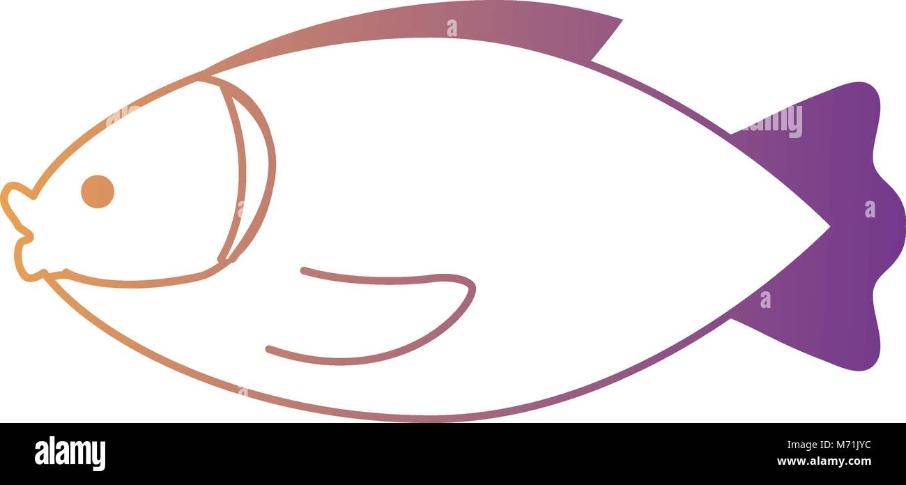 fish icon over white background, colorful design. vector illustration ...