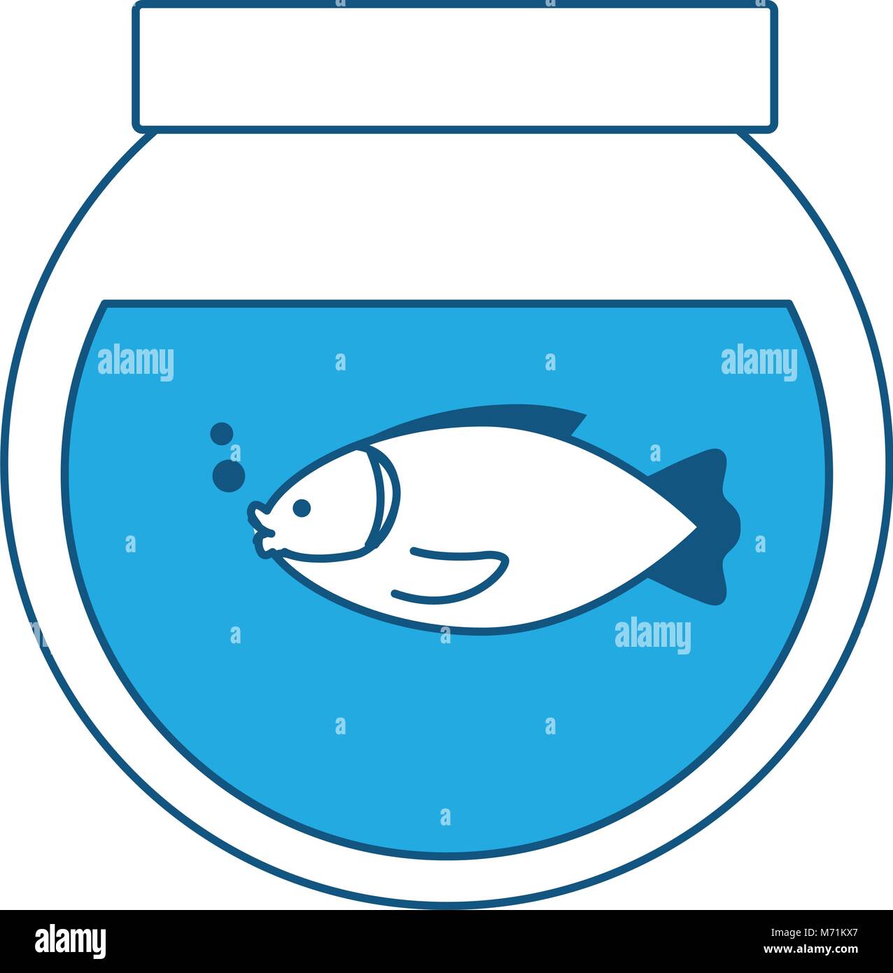fishbowl icon over white background, vector illustration Stock Vector ...