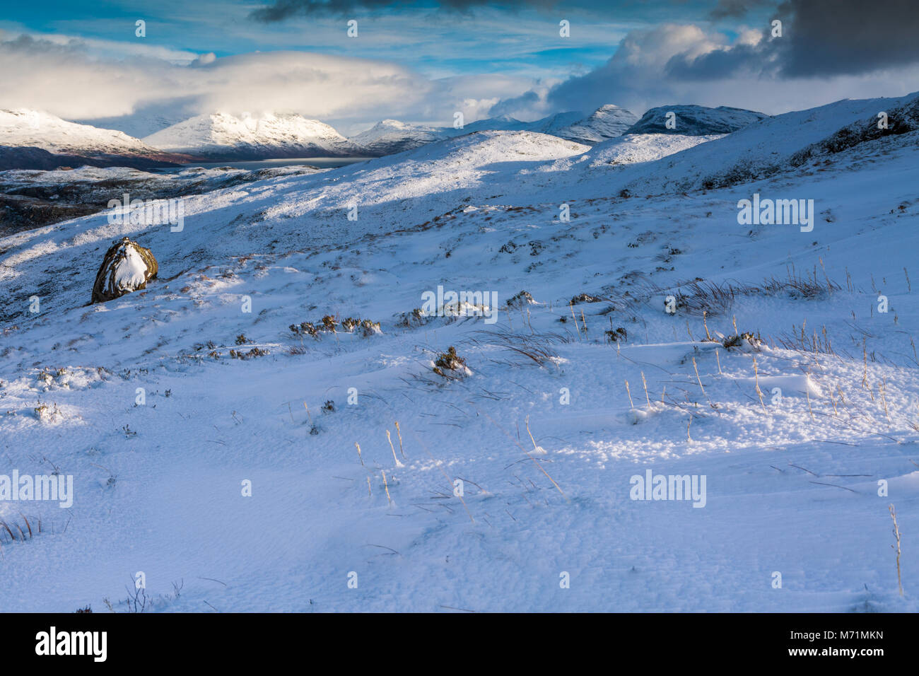 Scottish highlands snow hi-res stock photography and images - Alamy