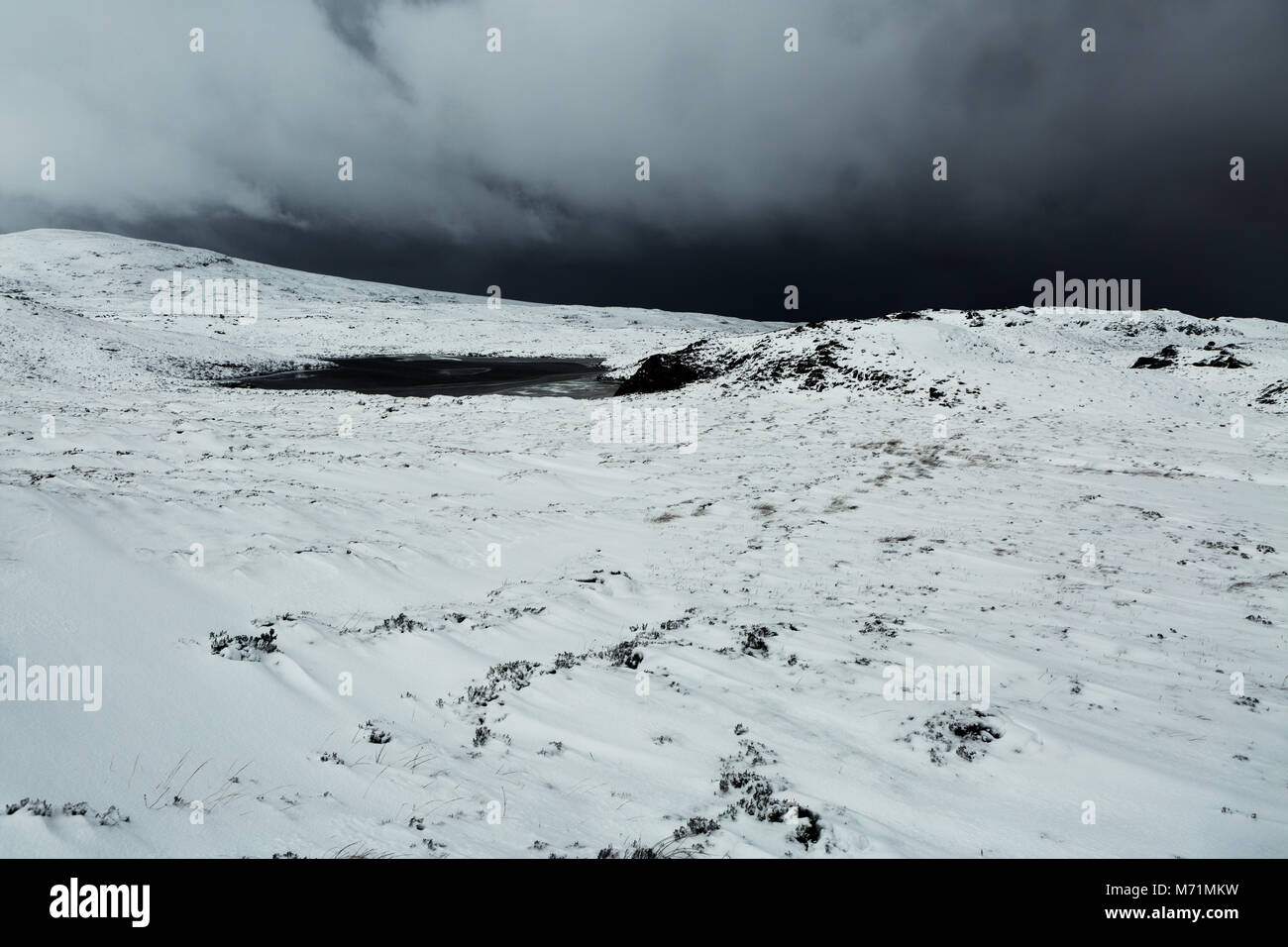 Scottish highlands snow hi-res stock photography and images - Alamy
