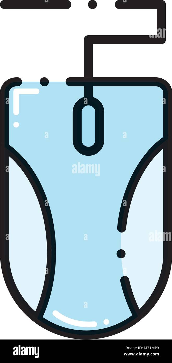 dashed line mouse object technology that use with computer vector ...