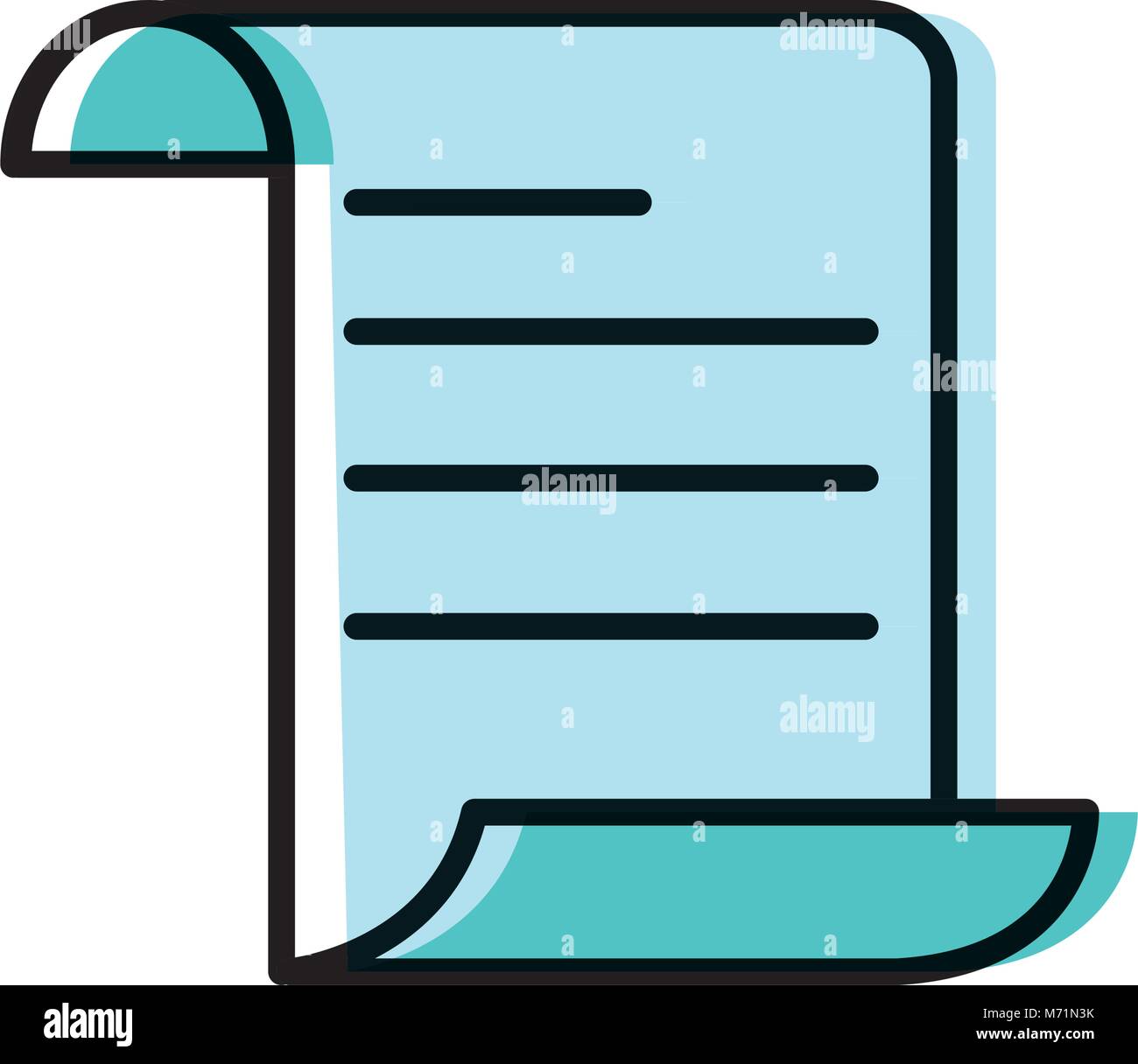 moved color office business document paper information vector ...