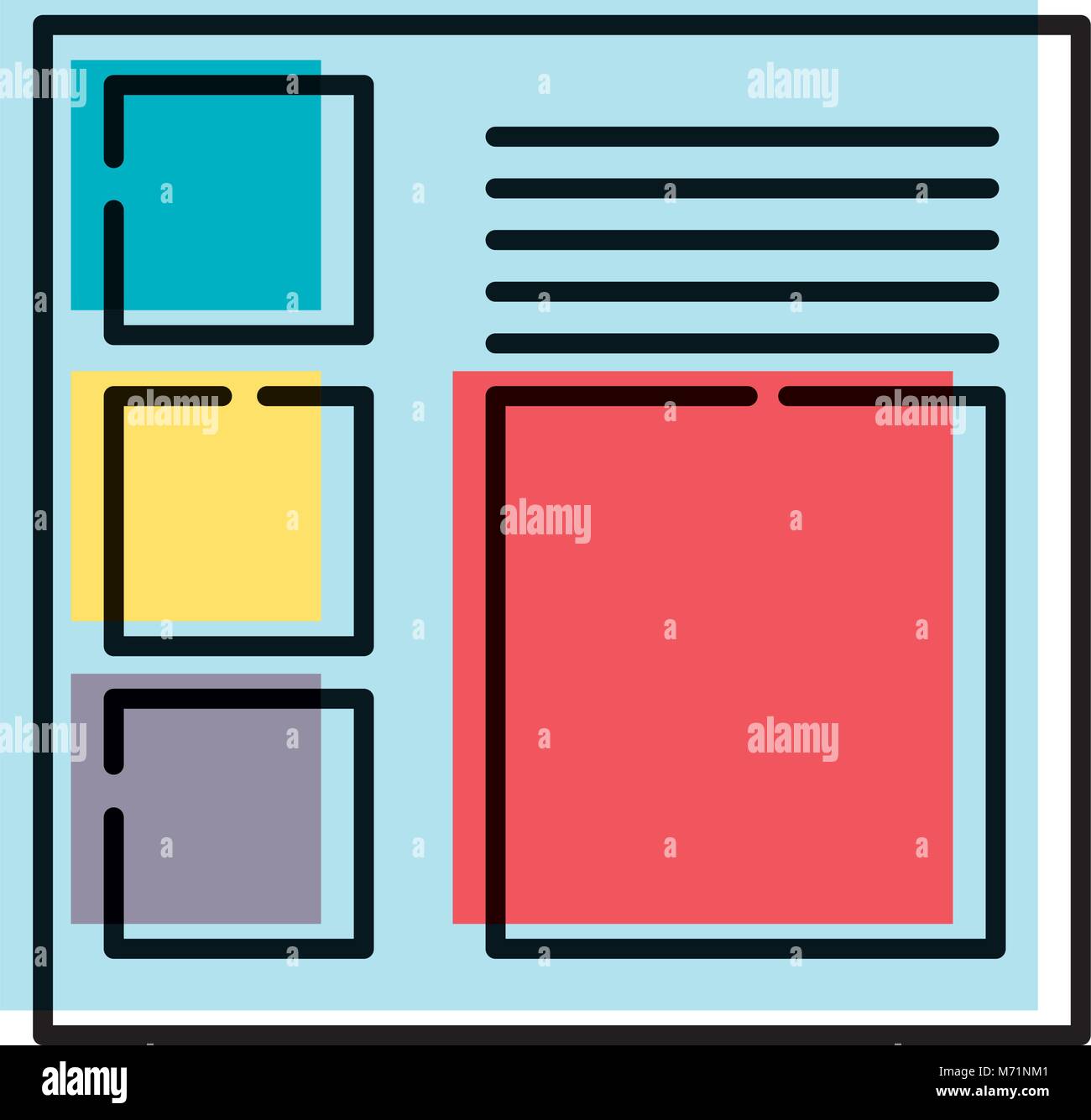 moved color website business document strategy information vector ...