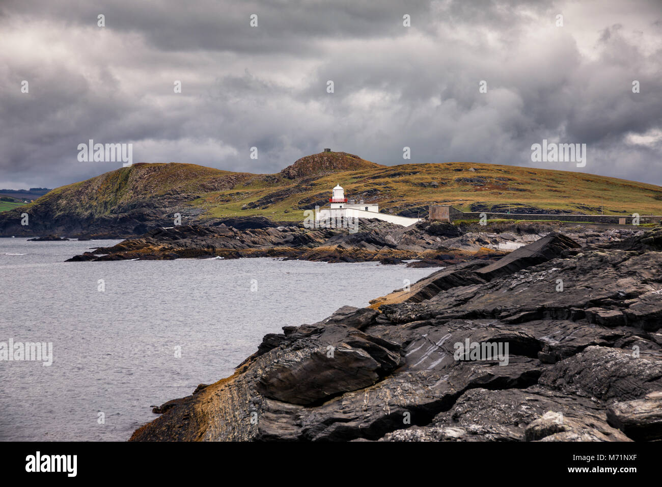 Cromwell point lighthouse valentia island hi-res stock photography and ...