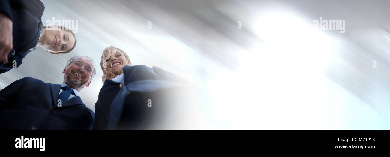 Teamwork transition with business people Stock Photo - Alamy