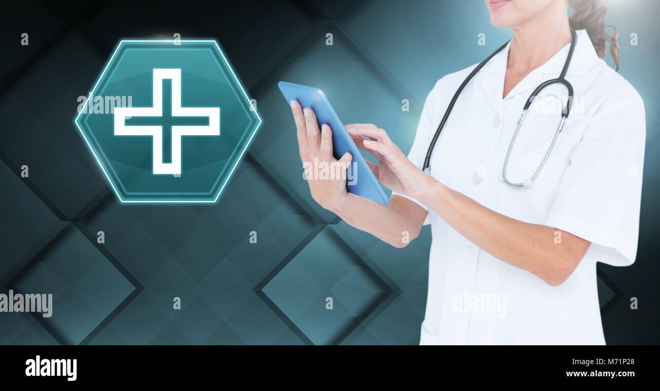 Medical cross icon 3d cross hi-res stock photography and images - Alamy