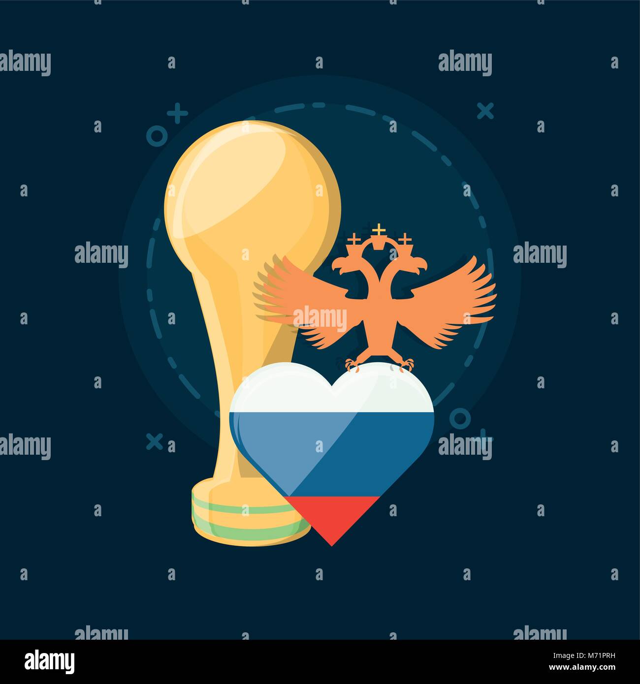 2018 world cup in russia Stock Vector Images - Alamy