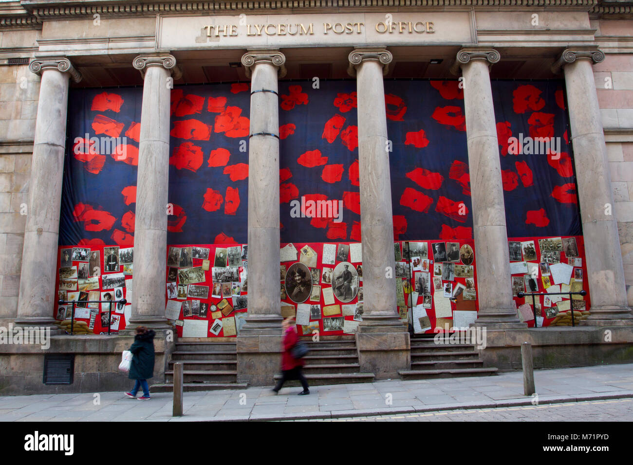 The Lyceum Post Office in Bold Street Liverpool UK. Battle of the Somme ...