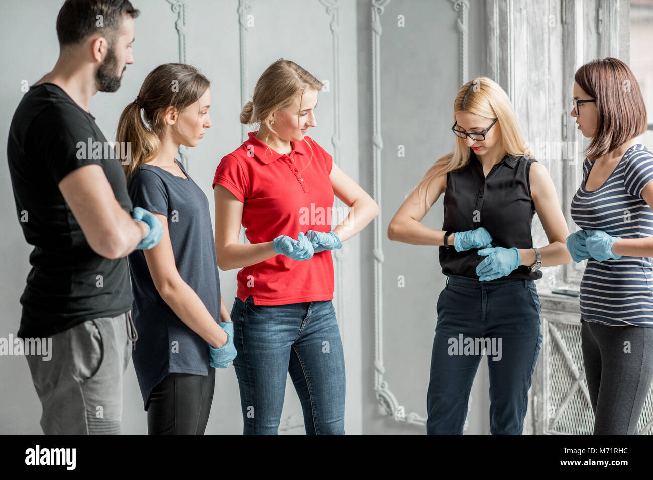 First aid training Stock Photo - Alamy