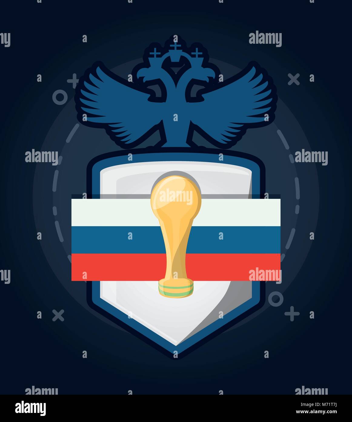 World cup shield trophy final Stock Vector Images - Alamy