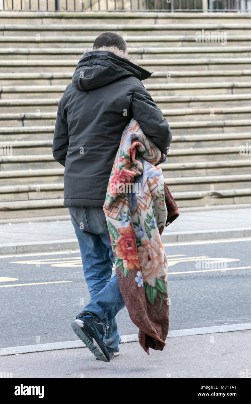 homeless homelessness beg beggar tramp swep rough sleeper sleeping cold ...