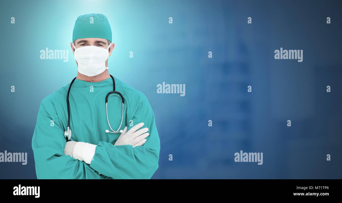 Doctor wearing surgical mask hi-res stock photography and images - Alamy
